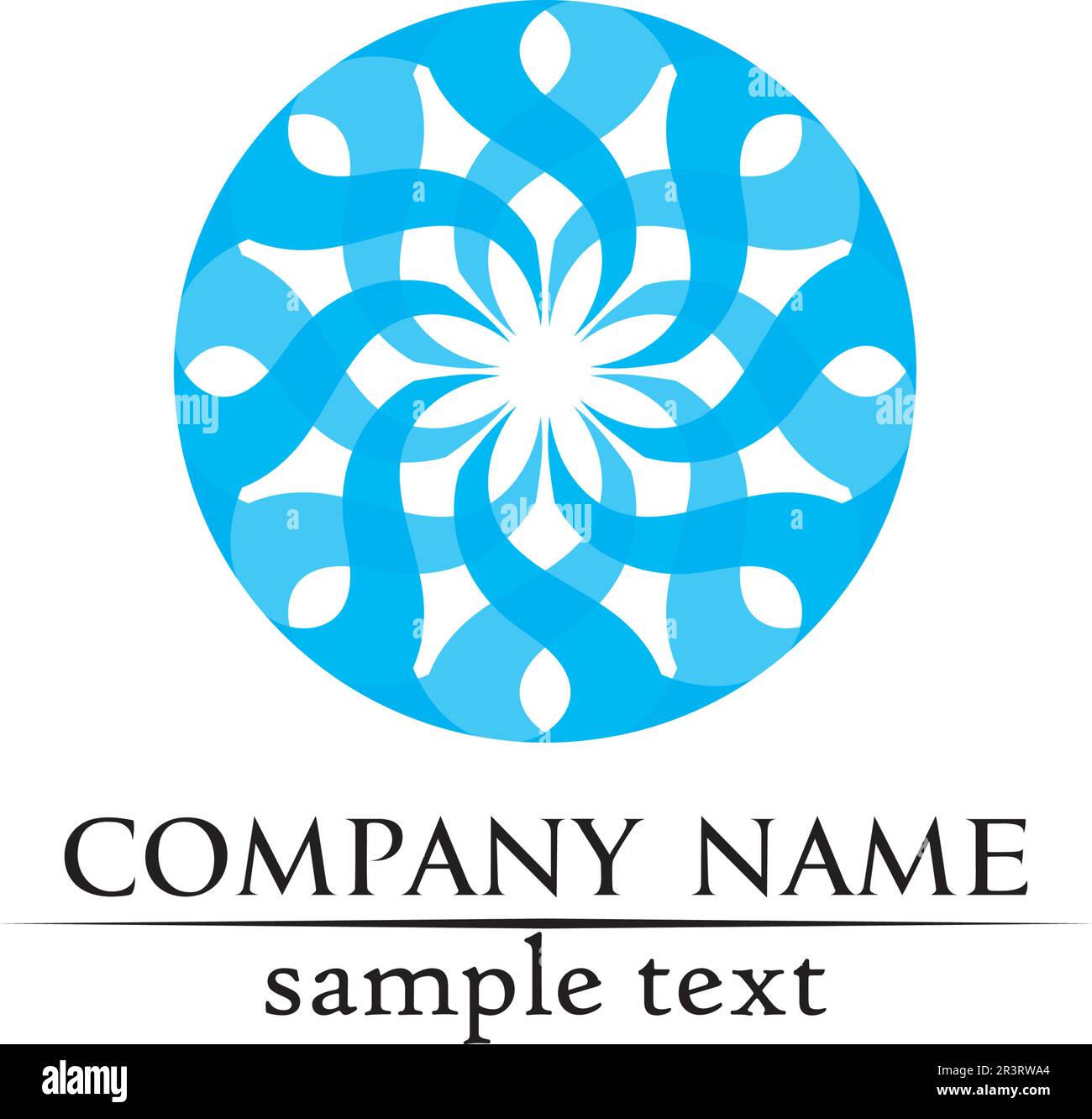 Wellen Strand Logos und Symbole Vorlage Symbole app Stock-Vektorgrafik ...