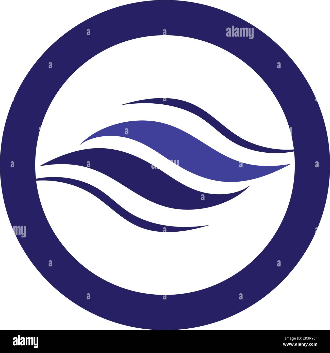 Wellen Strand Logos und Symbole Vorlage Symbole app Stock-Vektorgrafik ...