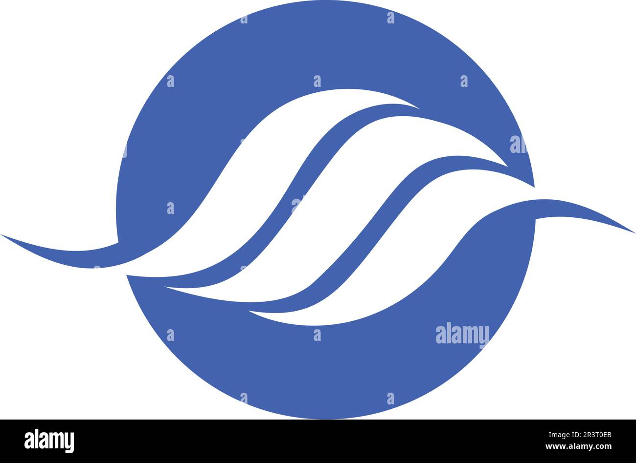 Wellen Strand Logos und Symbole Vorlage Symbole app Stock-Vektorgrafik ...