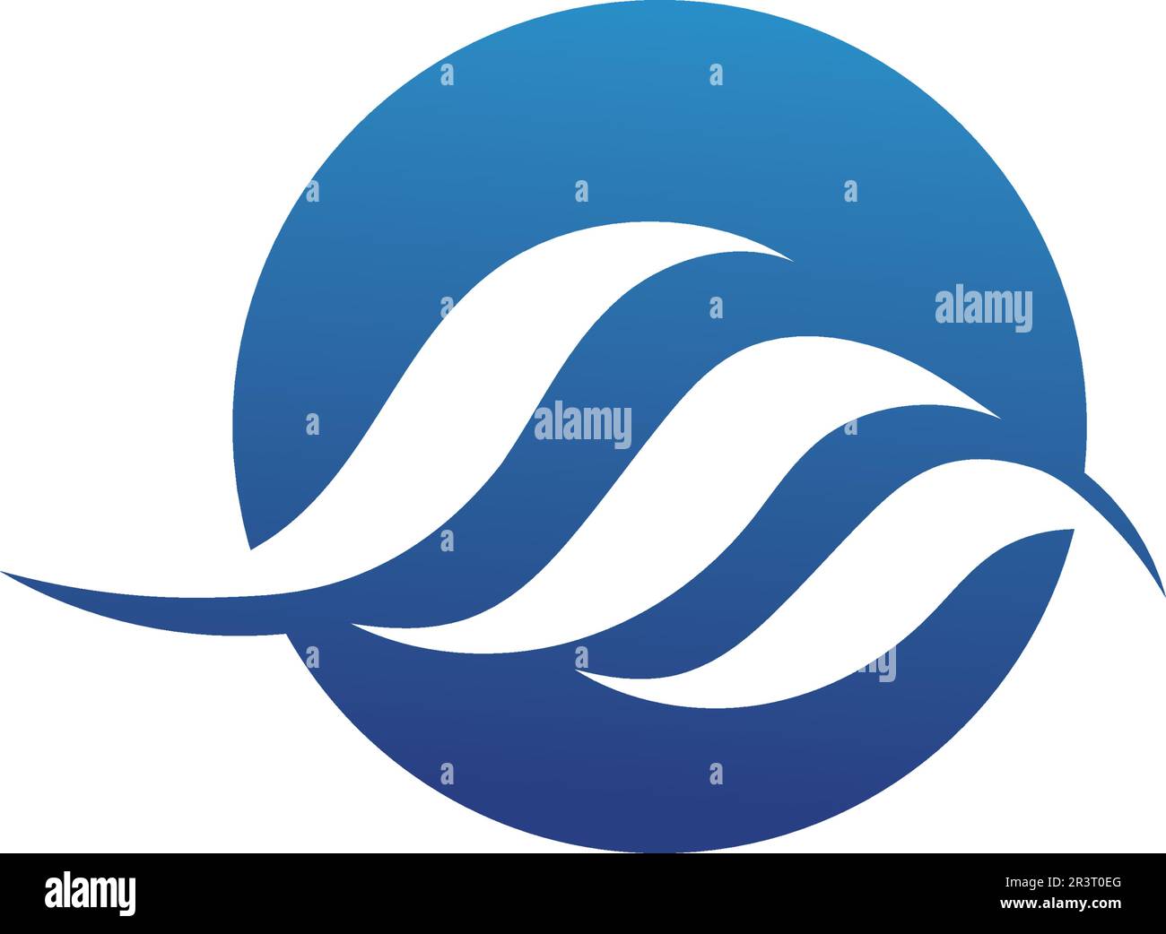 Wellen Strand Logos und Symbole Vorlage Symbole app Stock-Vektorgrafik ...