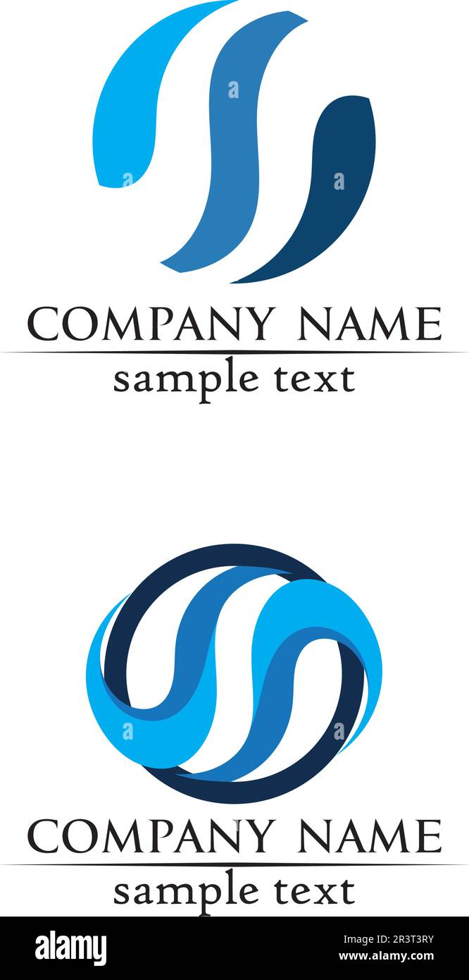 Wellen Strand Logos und Symbole Vorlage Symbole app Stock-Vektorgrafik ...