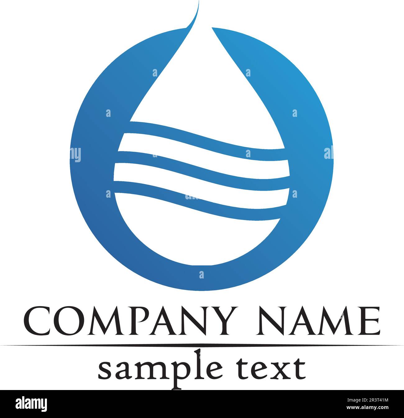 Wellen Strand Logos und Symbole Vorlage Symbole app Stock-Vektorgrafik ...