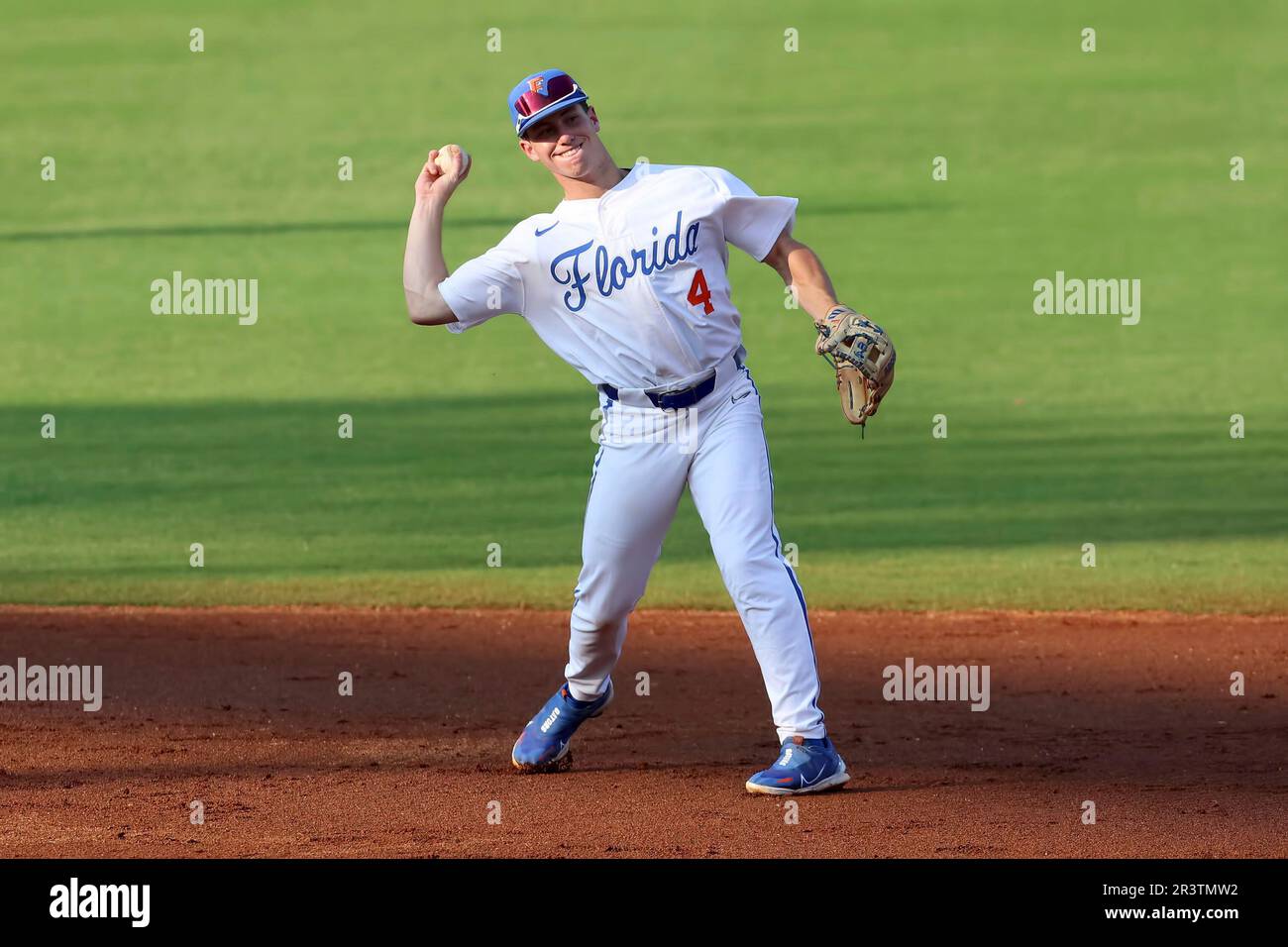HOOVER, AL - MAY 24: Florida Gators infielder Cade Kurland (4) during ...
