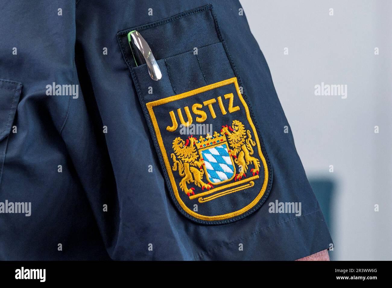 Bamberg, Deutschland. 25. Mai 2023. Das bayerische Wappen und die ...