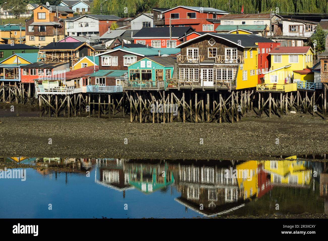 Palafitos, Castro, Archipiélago de Chiloé, Provincia de Chiloé, Región de Los Lagos, Patagonien ...
