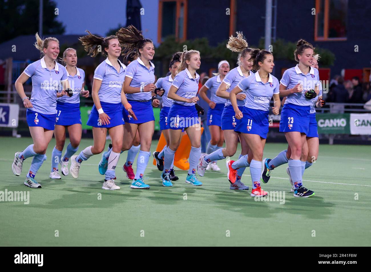 AMSTELVEEN, NIEDERLANDE - MAI 25: Maud Preyde of Bloemendaal D1, Carmel ...