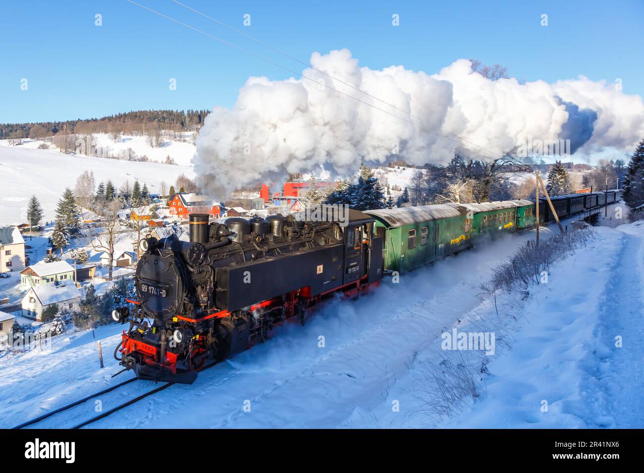 Dampflok im winter -Fotos und -Bildmaterial in hoher Auflösung – Alamy
