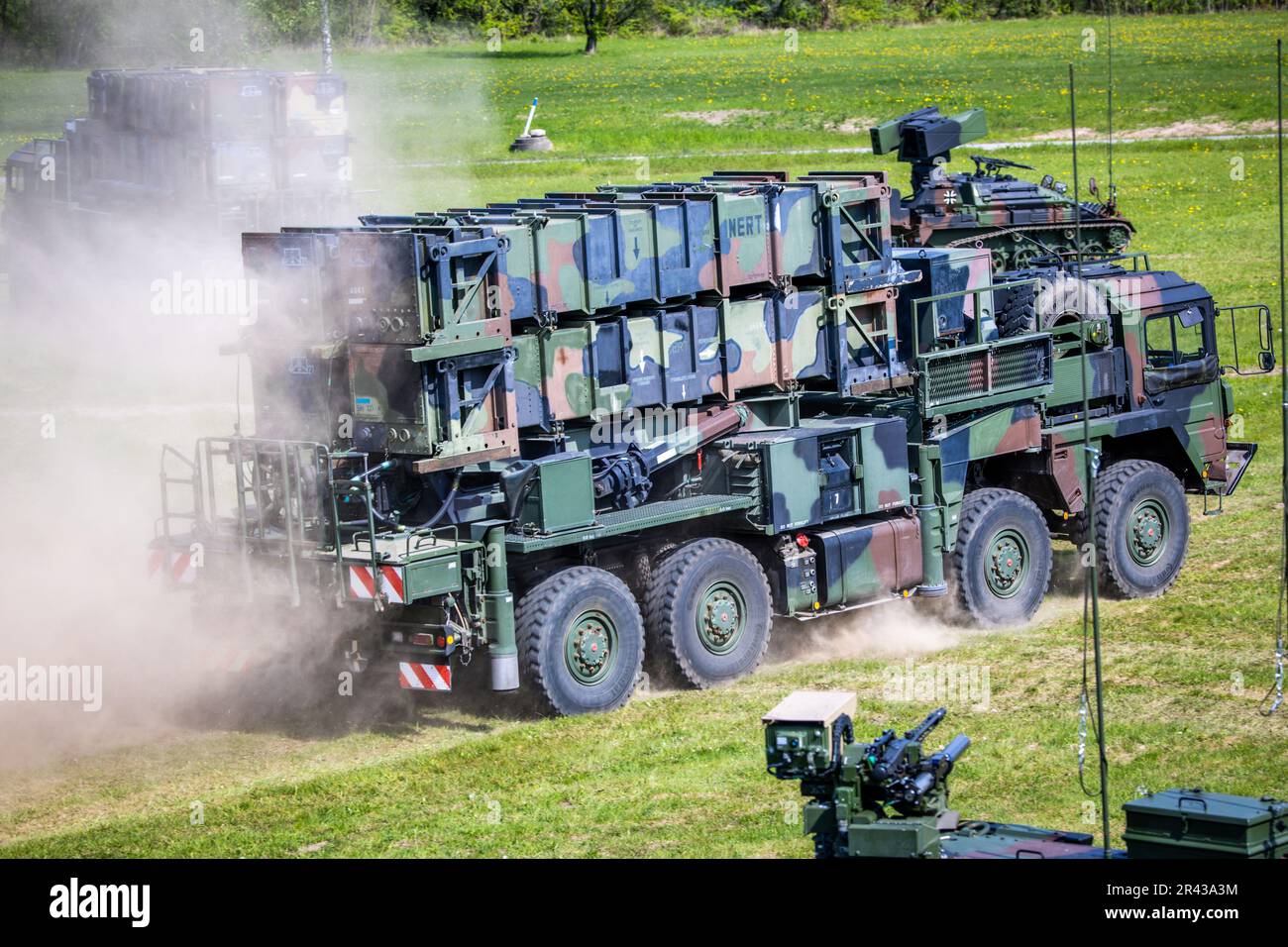 Gubkow, Deutschland. 11. Mai 2023. Soldaten der Air Defense Missile ...