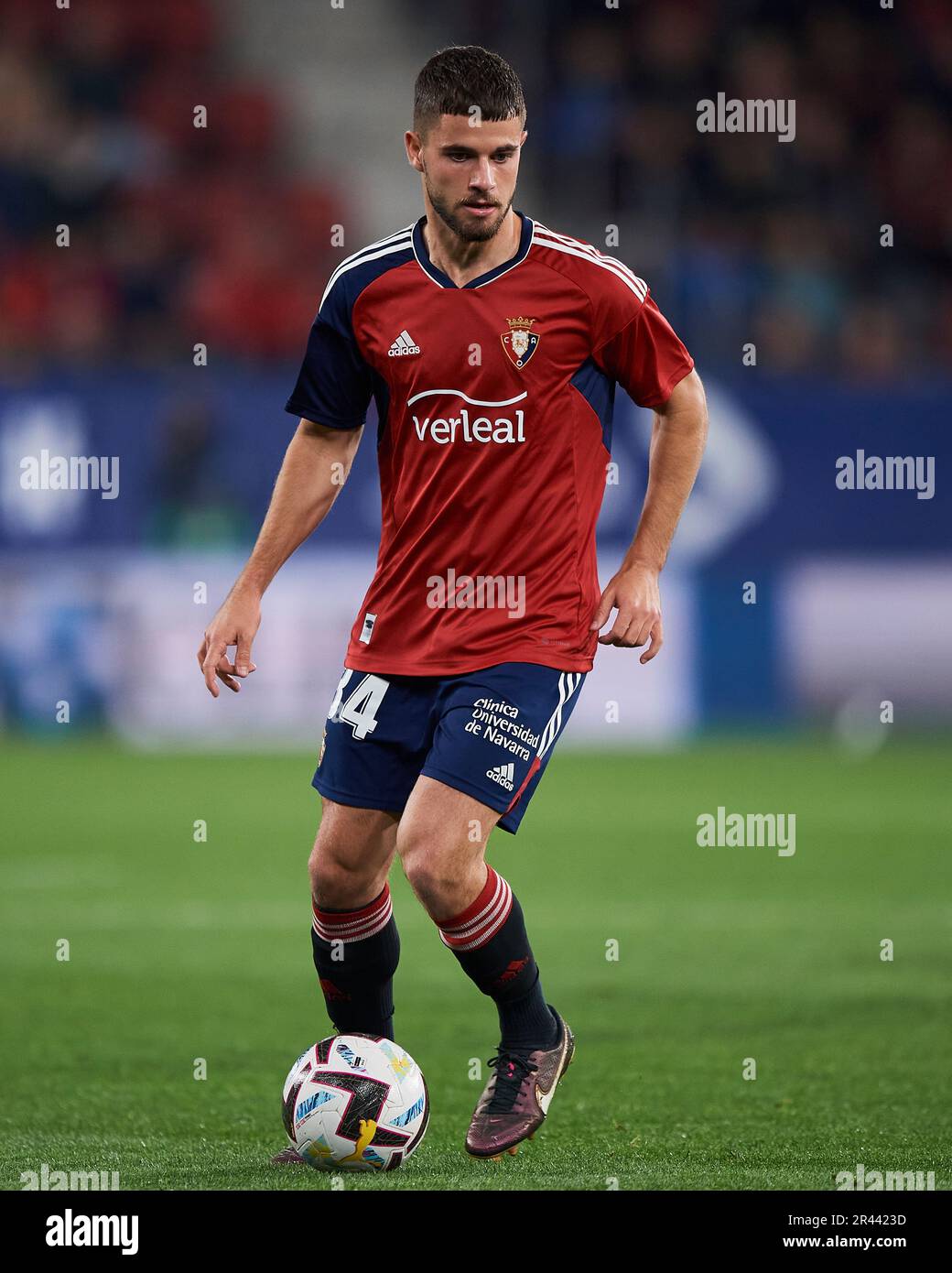 Iker Munoz von CA Osasuna in Aktion während des Spiels La Liga ...