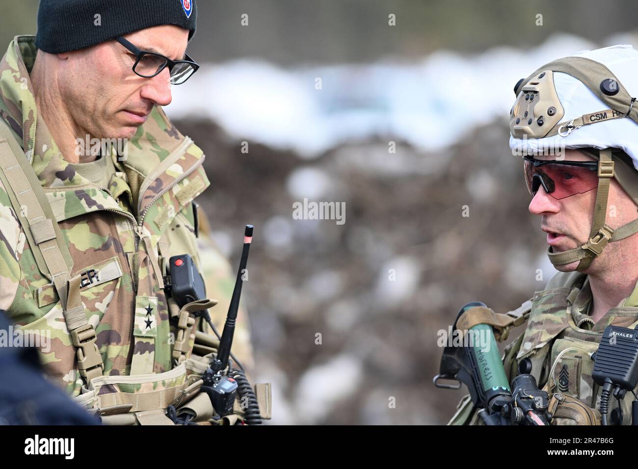 Generalmajor Brian S. Eifler, Befehlshaber der 11. Luftwaffendivision ...