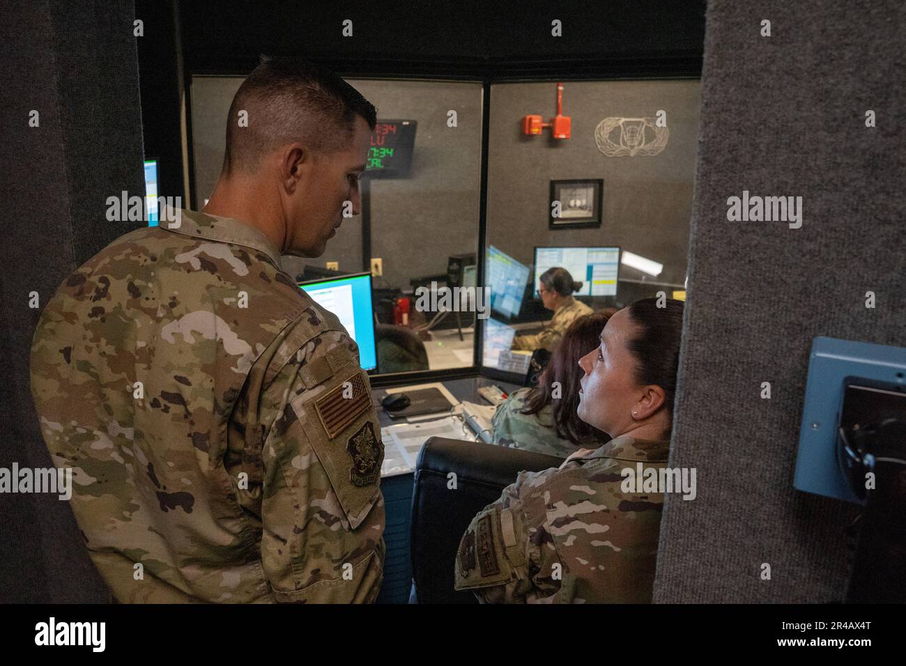 USA Air Force Oberst Billy Pope, 81. Training Wing Commander ...