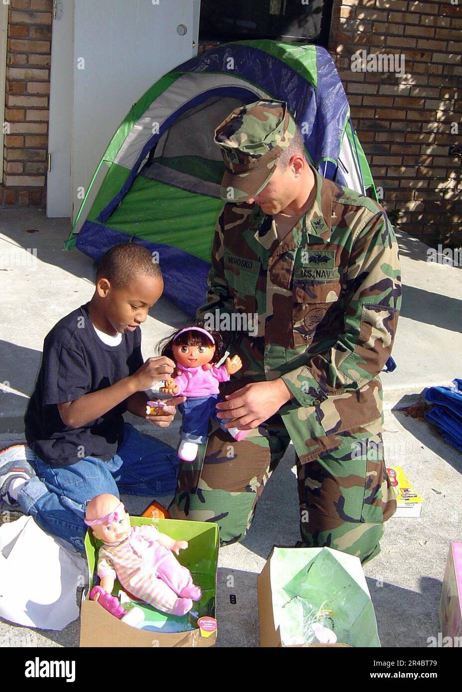 US Navy Construction Mechanic 1. Klasse zugewiesen an Naval Mobile ...