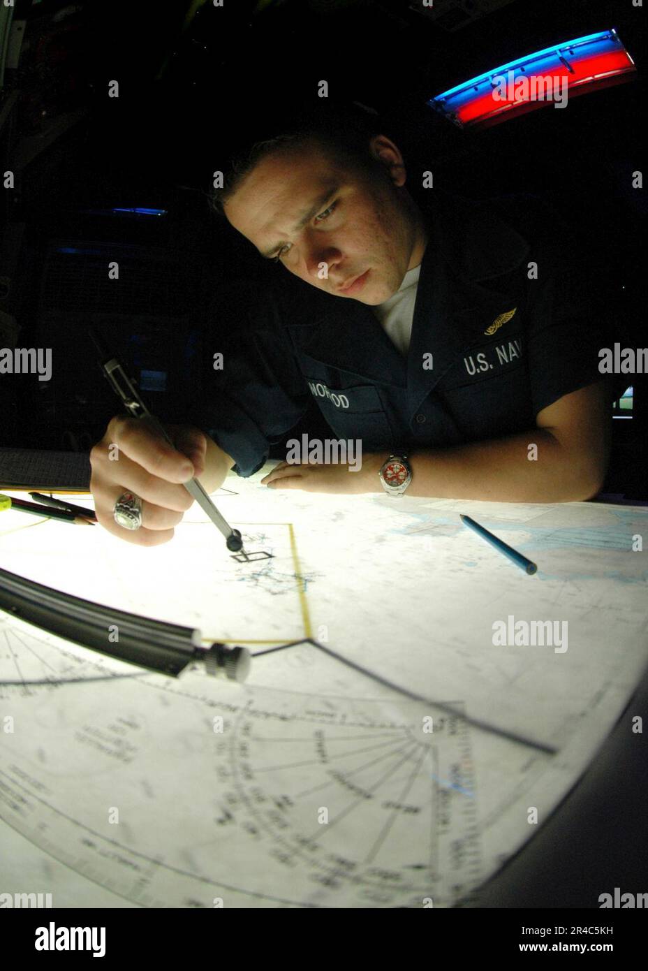 US Navy Aviation Warfare Systems Operator Airman plant ...