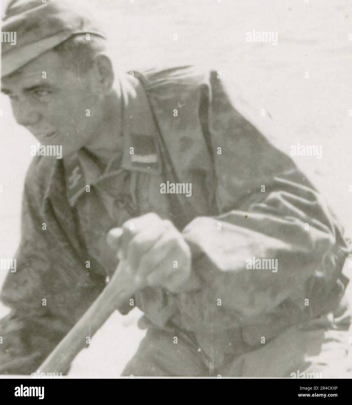 SS-Fotograf Willi Altstadt, Wiking Division, Russland 1942. Dorfszenen ...