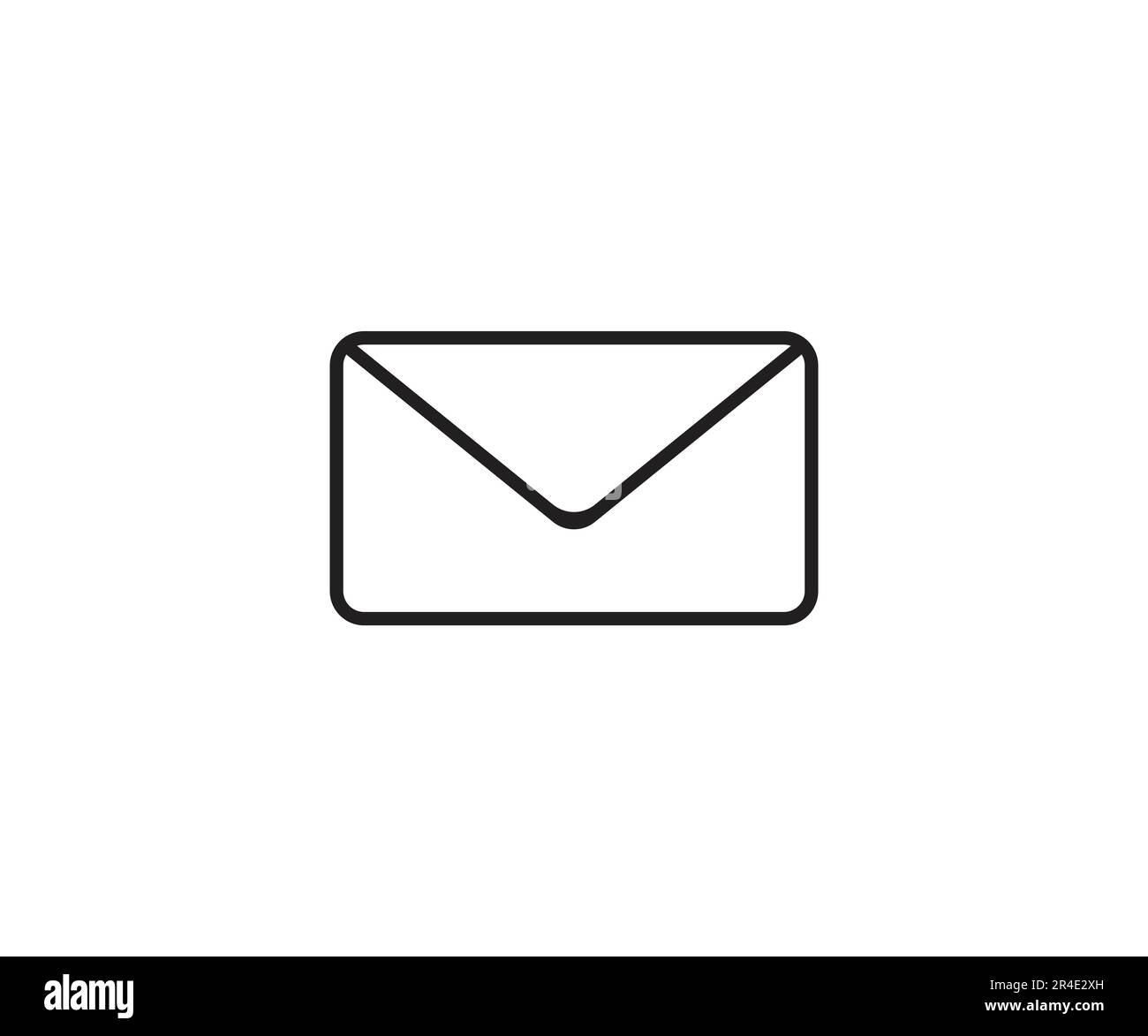Neues e mail symbol Schwarzweiß-Stockfotos und -bilder - Alamy