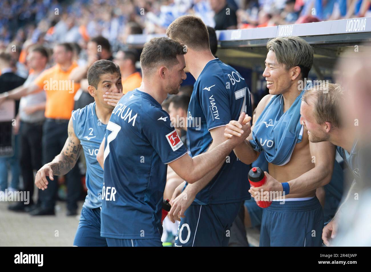 Kevin STOEGER (Stoger) (BO) und Takuma ASANO (BO) Jubiläum, Jubel ...