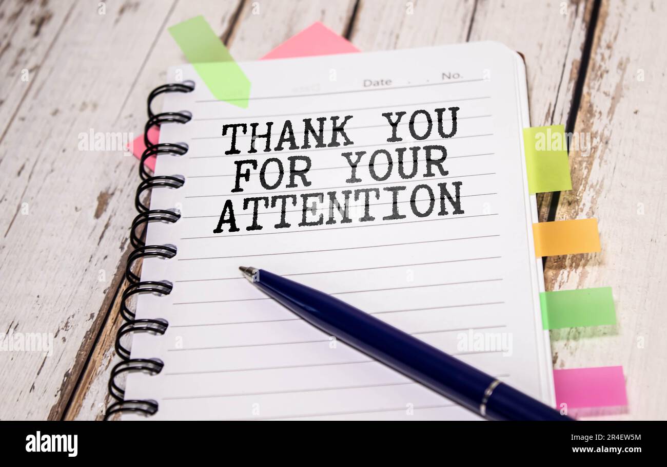 Vielen dank für ihre aufmerksamkeit -Fotos und -Bildmaterial in hoher Auflösung – Alamy