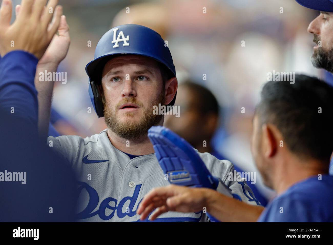 St. Petersburg, Florida, USA; der dritte Baseman der Los Angeles ...