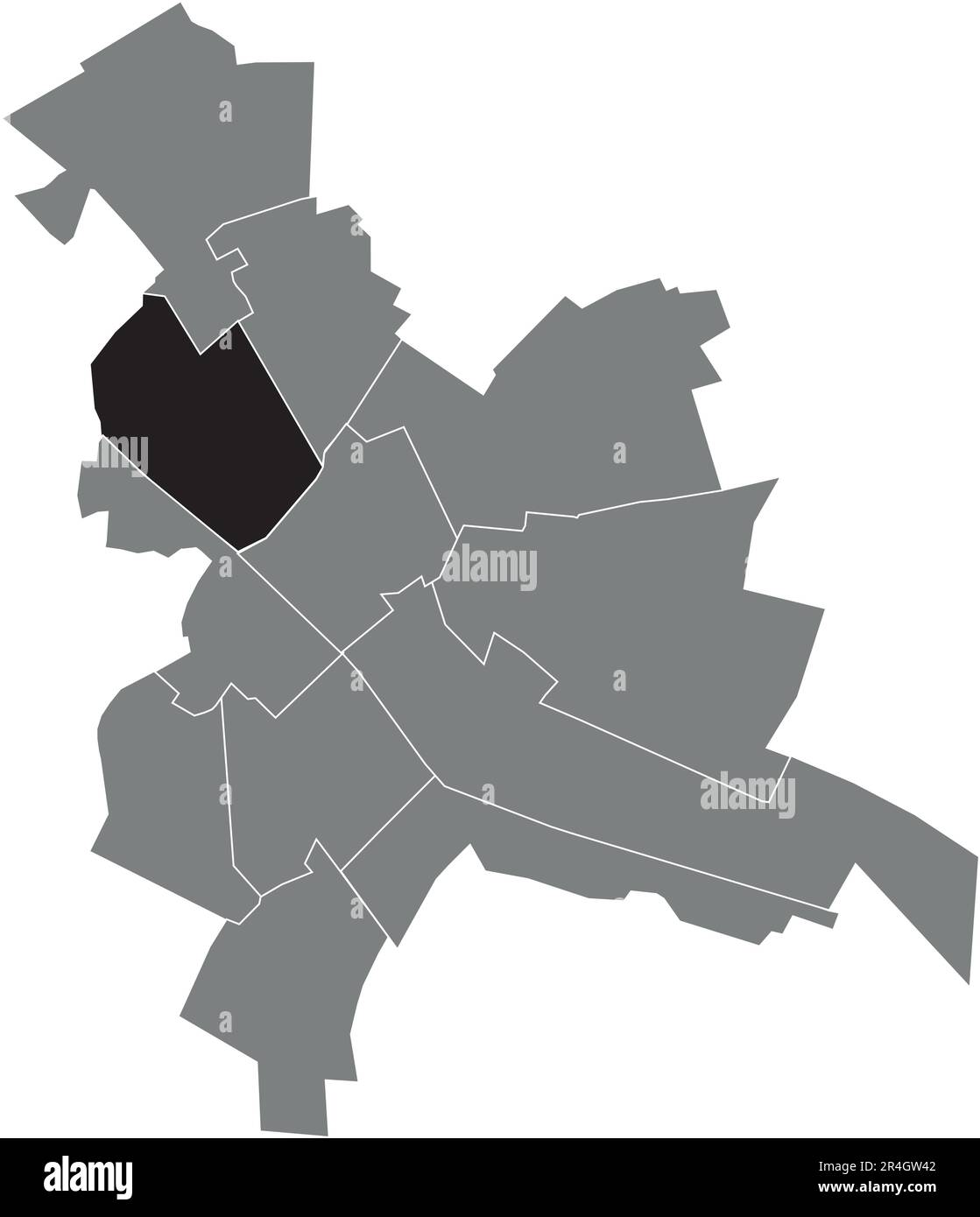 Mapa de la ciudad de charles Stock-Vektorgrafiken kaufen - Alamy