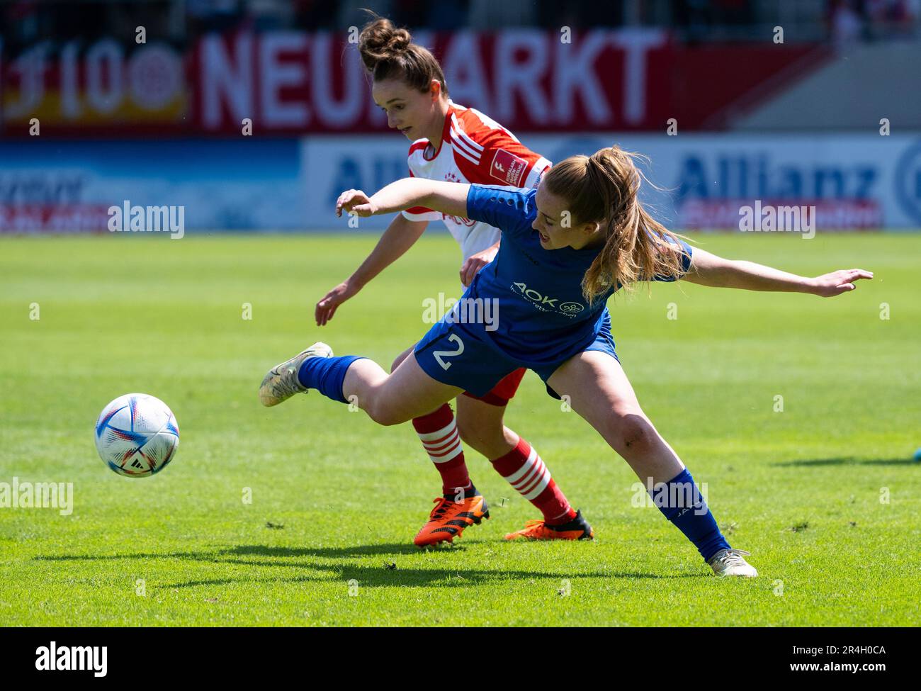 München, Deutschland. 28. Mai 2023. Fußball, Frauen: Bundesliga, Bayern ...