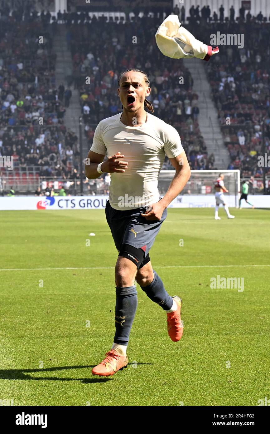 ALKMAAR - Xavi Simons nach dem niederländischen Premier-League-Spiel 1 ...