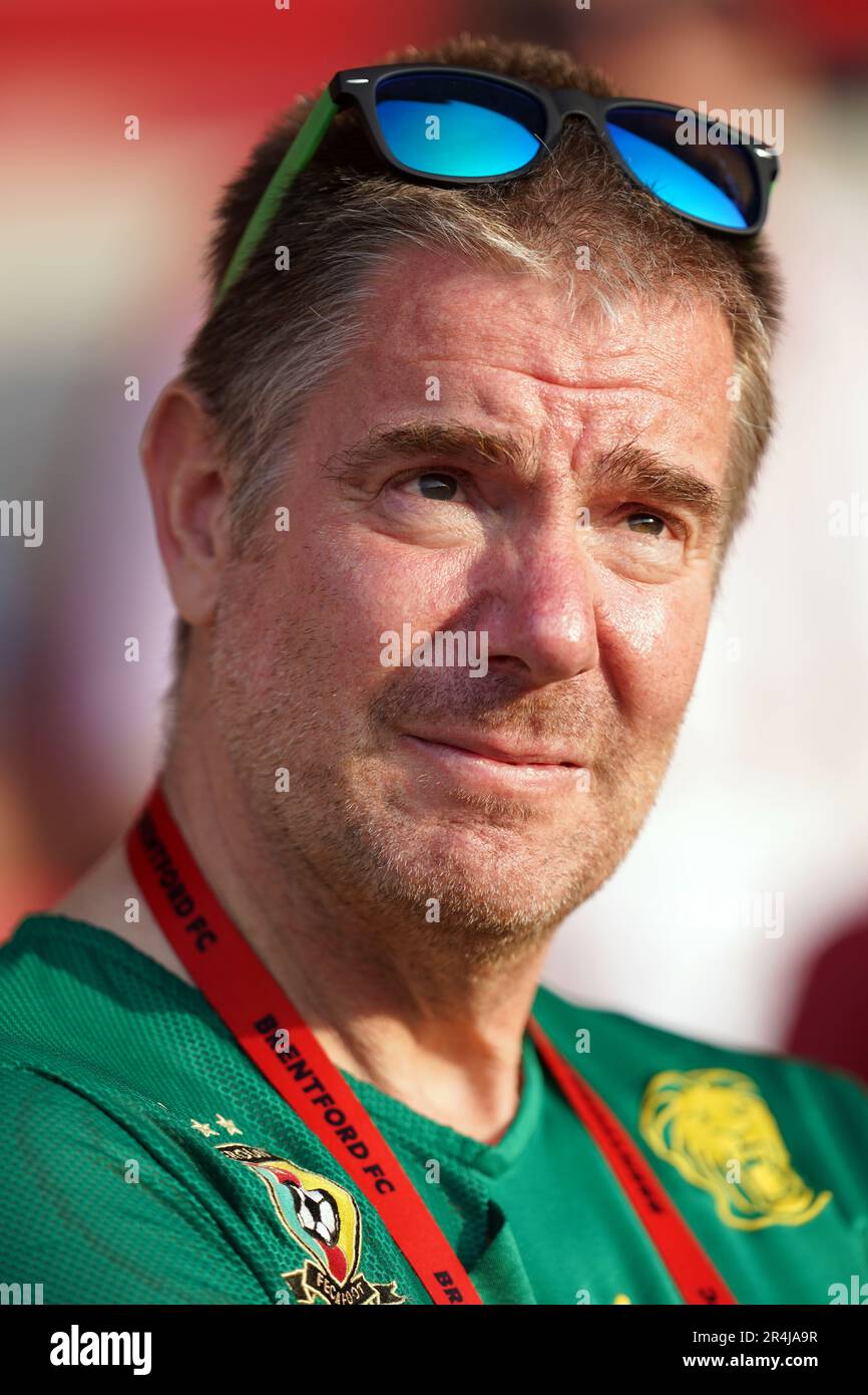 Matthew Benham, Inhaber von Brentford, nach dem Spiel der Premier ...