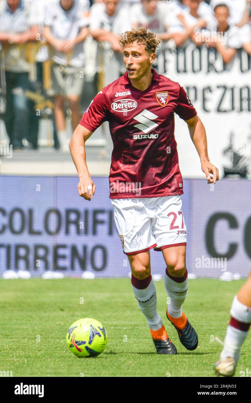 Alberto Picco Stadium, La Spezia, Italien, 27. Mai 2023, Spezia's ...