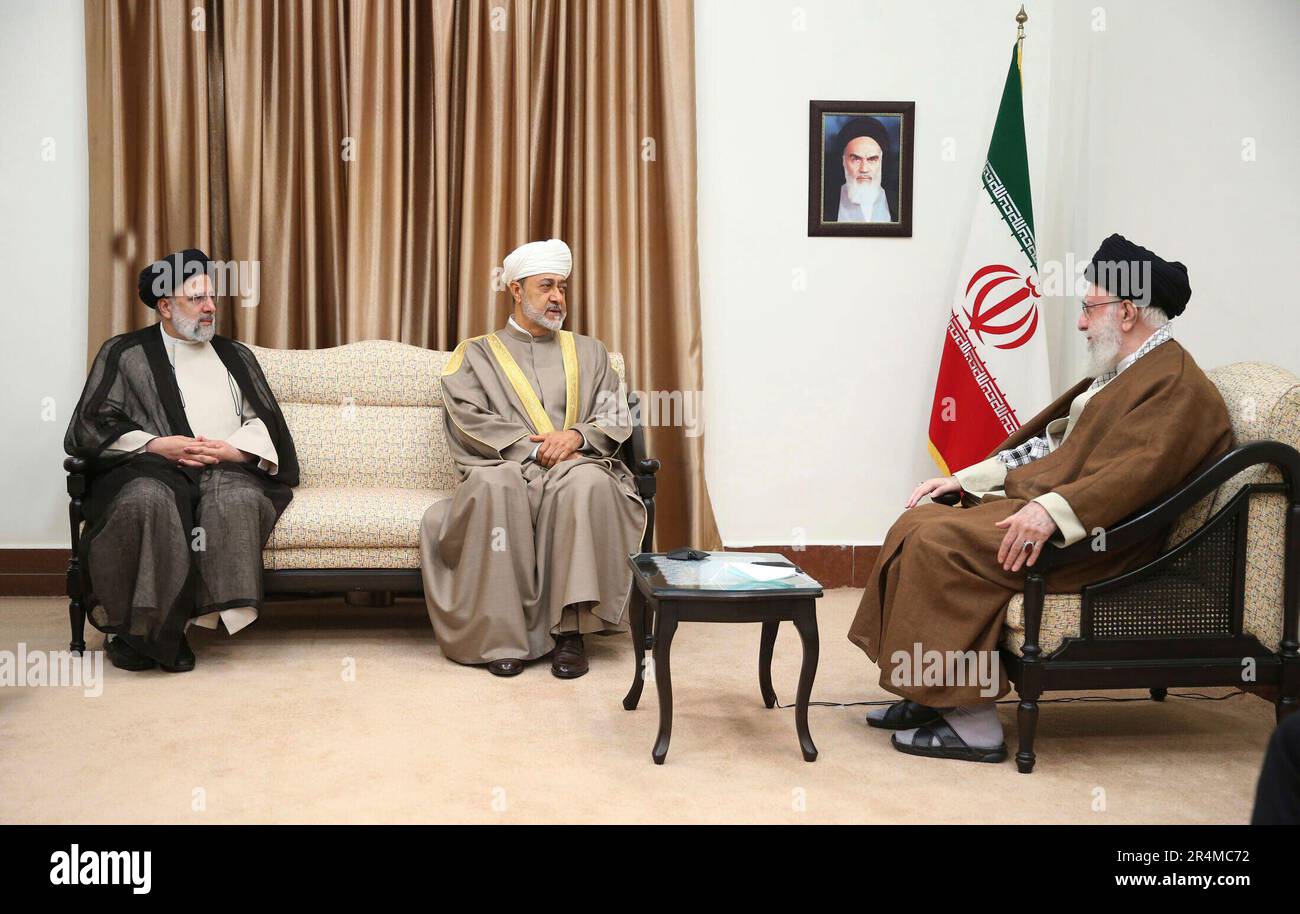 In this picture released by the office of the Iranian supreme leader ...