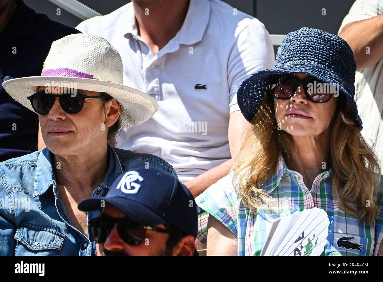 Valerie KAPRISKY und ihre Schwester Sandra CHERES am zweiten Tag des ...