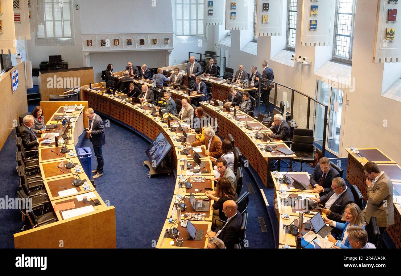 MIDDELBURG - Überblick über das Statenzaal im Provinzhaus von ...