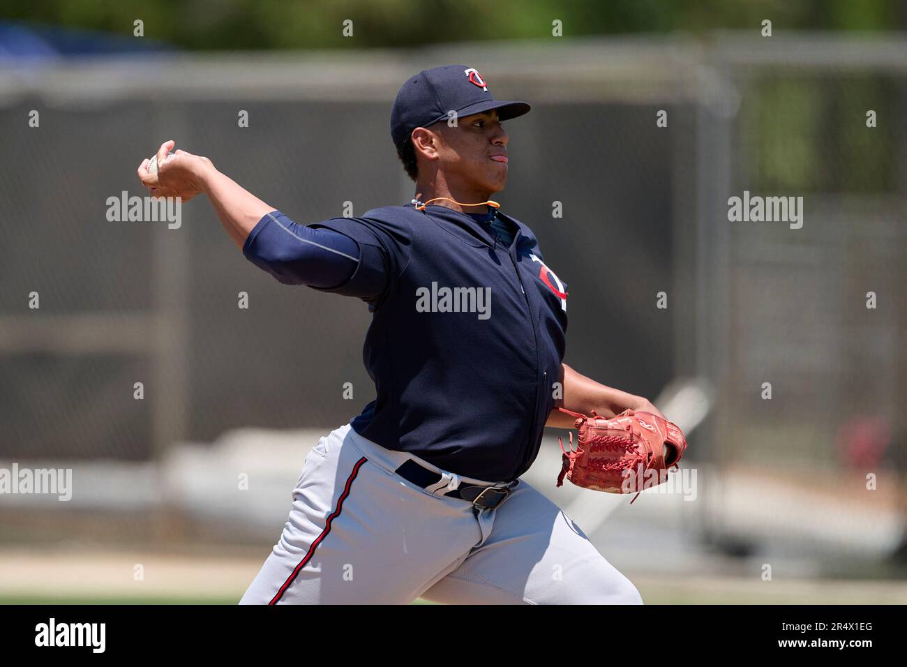 Minnesota Twins pitcher Danny Moreno (50) during an Extended Spring ...