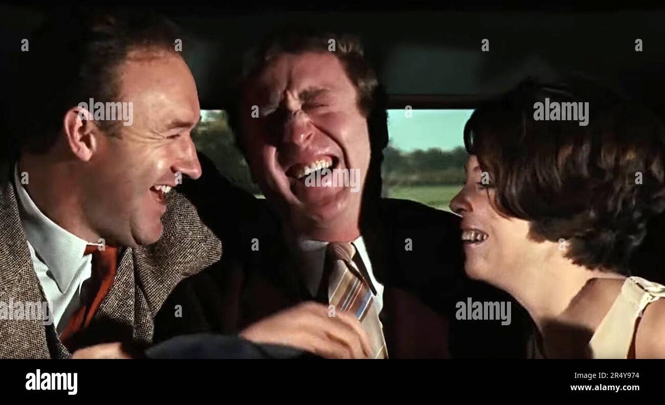 GENE WILDER, Szene von BONNIE UND CLYDE, von links: Gene Hackman, Gene ...