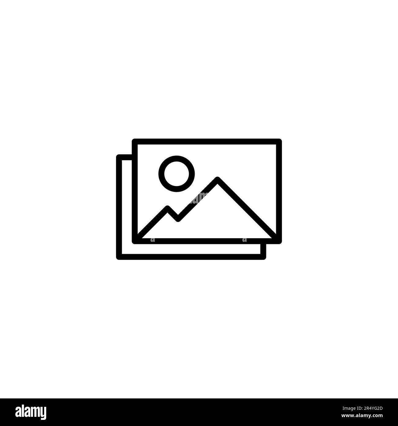 Bild Symbol Vektor. Fotogalerie Symbol Symbol Symbol Stock-Vektorgrafik ...