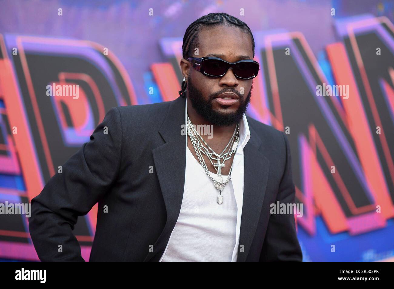 Shameik Moore arrives at the world premiere of "Spider-Man: Across The ...