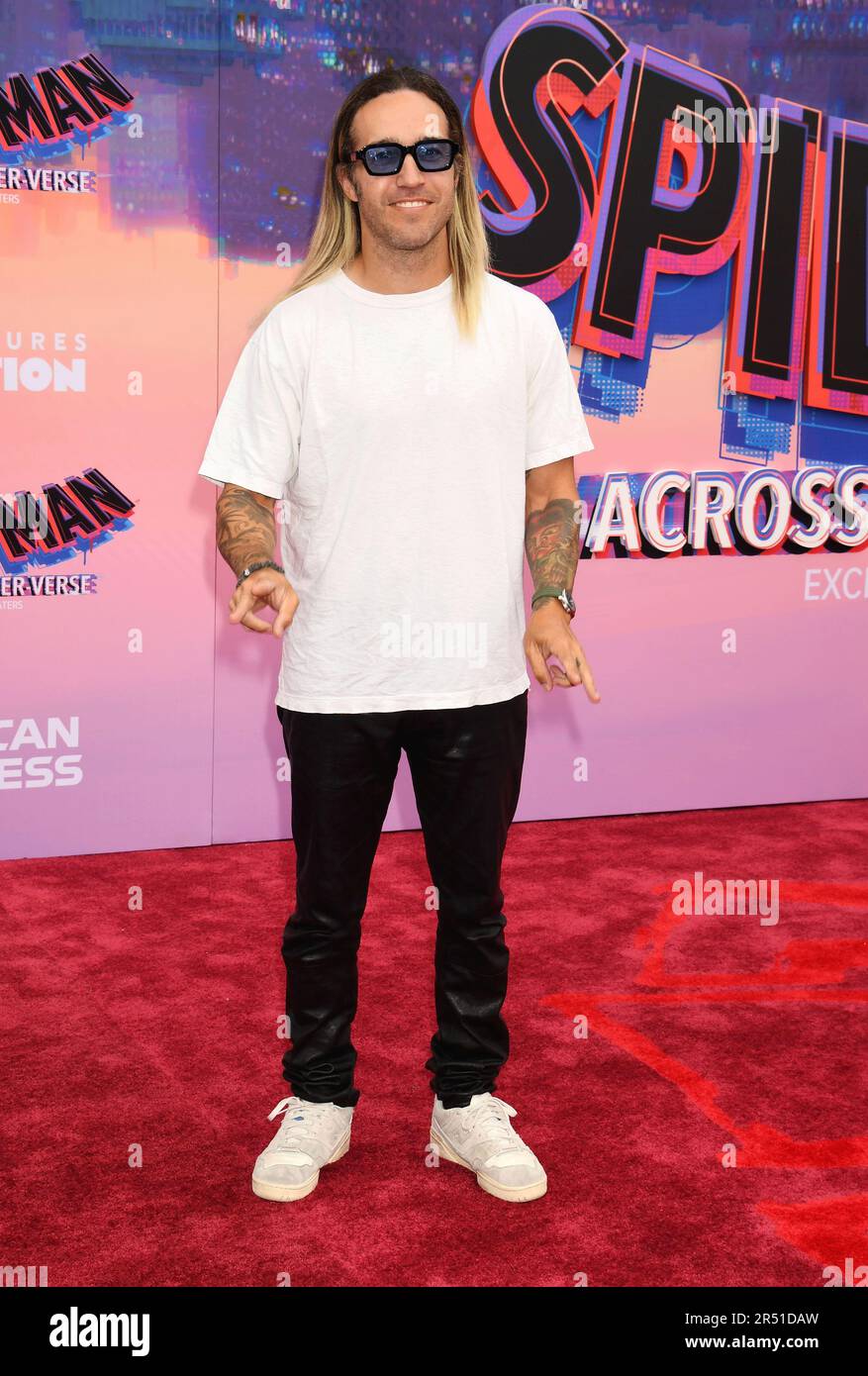 LOS ANGELES, CA - 30. MAI: Pete Wentz nimmt am 30. Mai 2023 an der Weltpremiere von „Spider-man ...