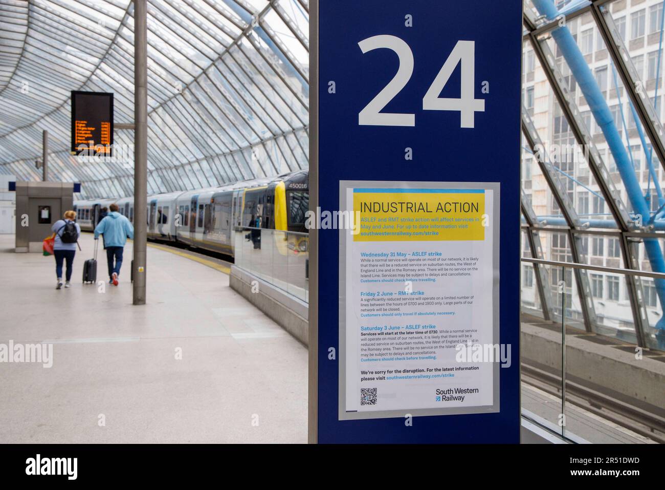 London, Großbritannien. 31. Mai 2023. London, Großbritannien, Waterloo Station am ersten Tag ...