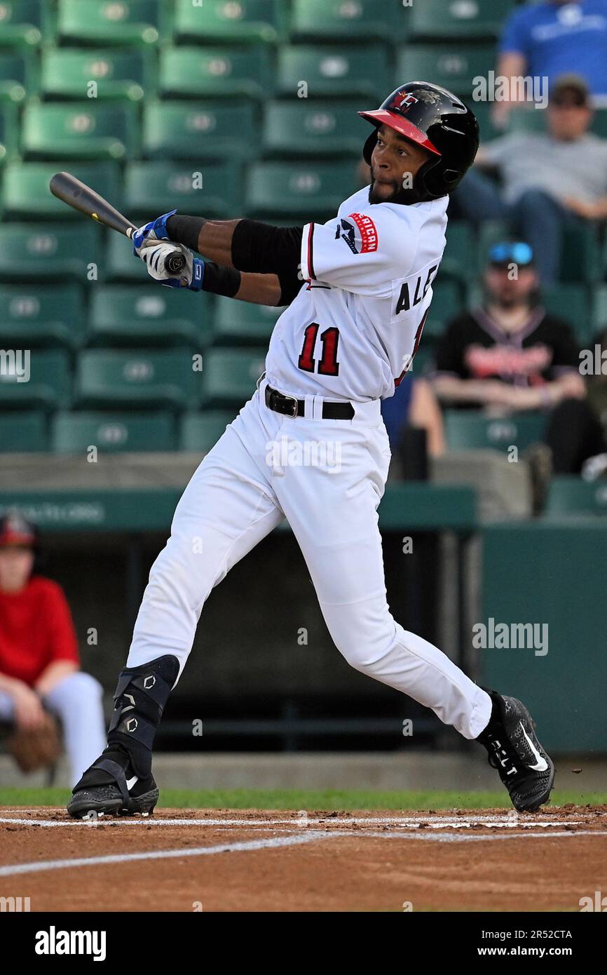 Fargo, ND, 30. Mai 2023. FM RedHawks Infielder Evan Alexander (11 ...