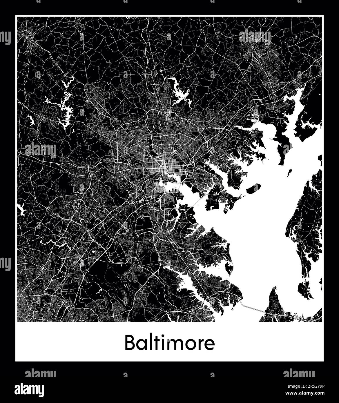Baltimore map Stock-Vektorgrafiken kaufen - Alamy