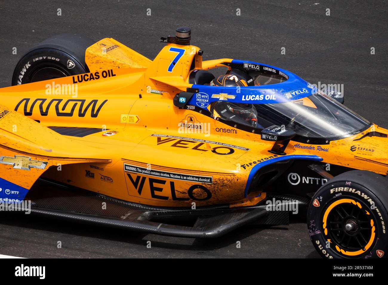 INDIANAPOLIS, INDIANA, USA - 2023/05/28: Arrow McLaren SP Fahrer ...