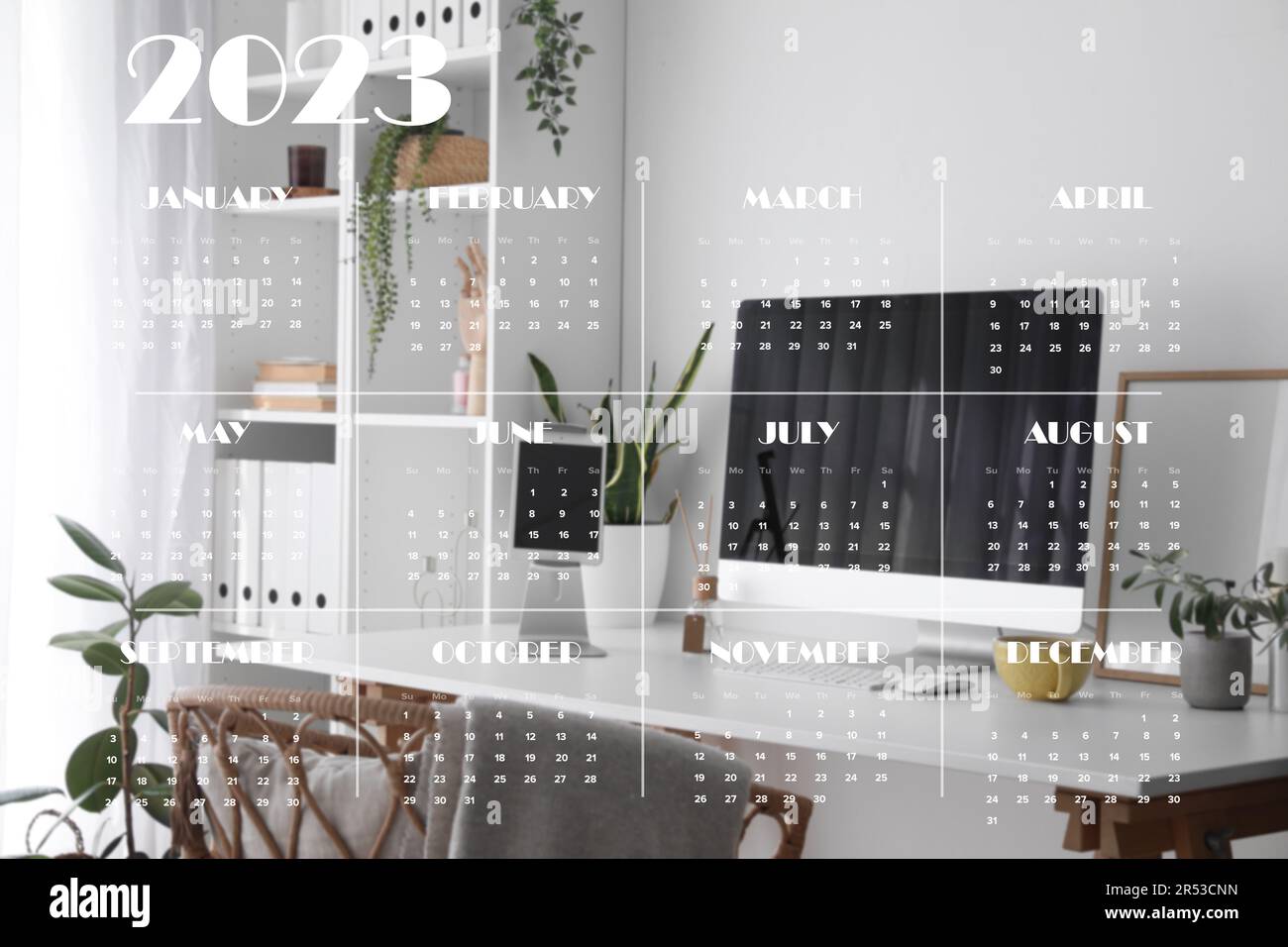 Moderner kalender 2023 -Fotos und -Bildmaterial in hoher Auflösung – Alamy