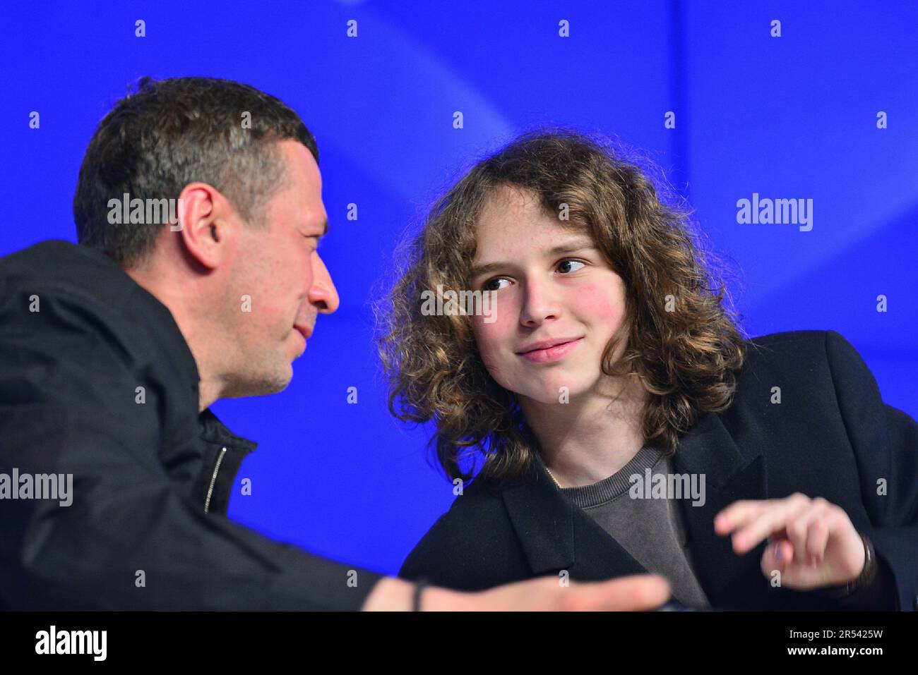 Pressevorführung des Films The Sun Tastes.MMPC Russia today, Moskau 22 ...