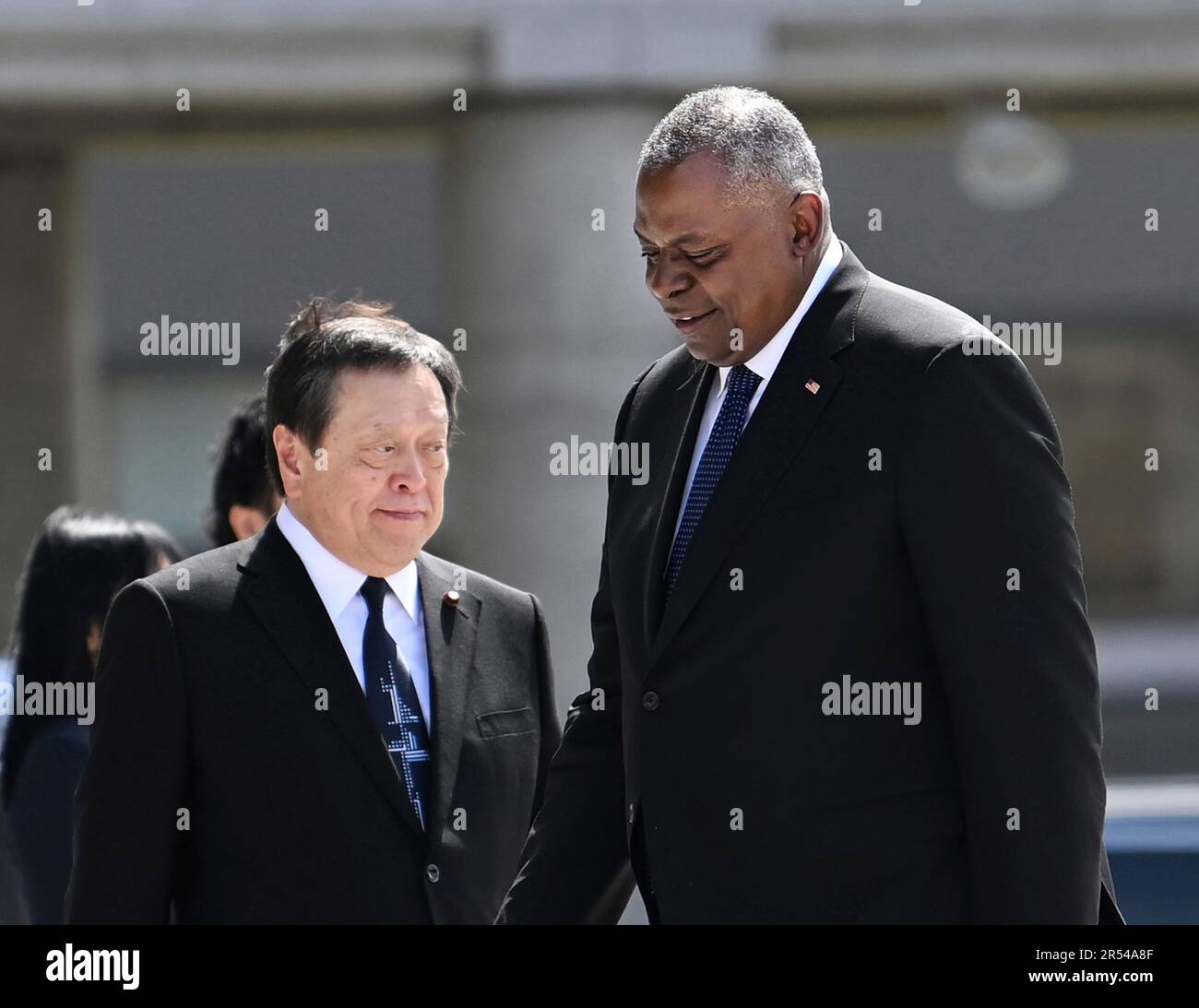 Lloyd James Austin III, United States secretary of defense, meets ...