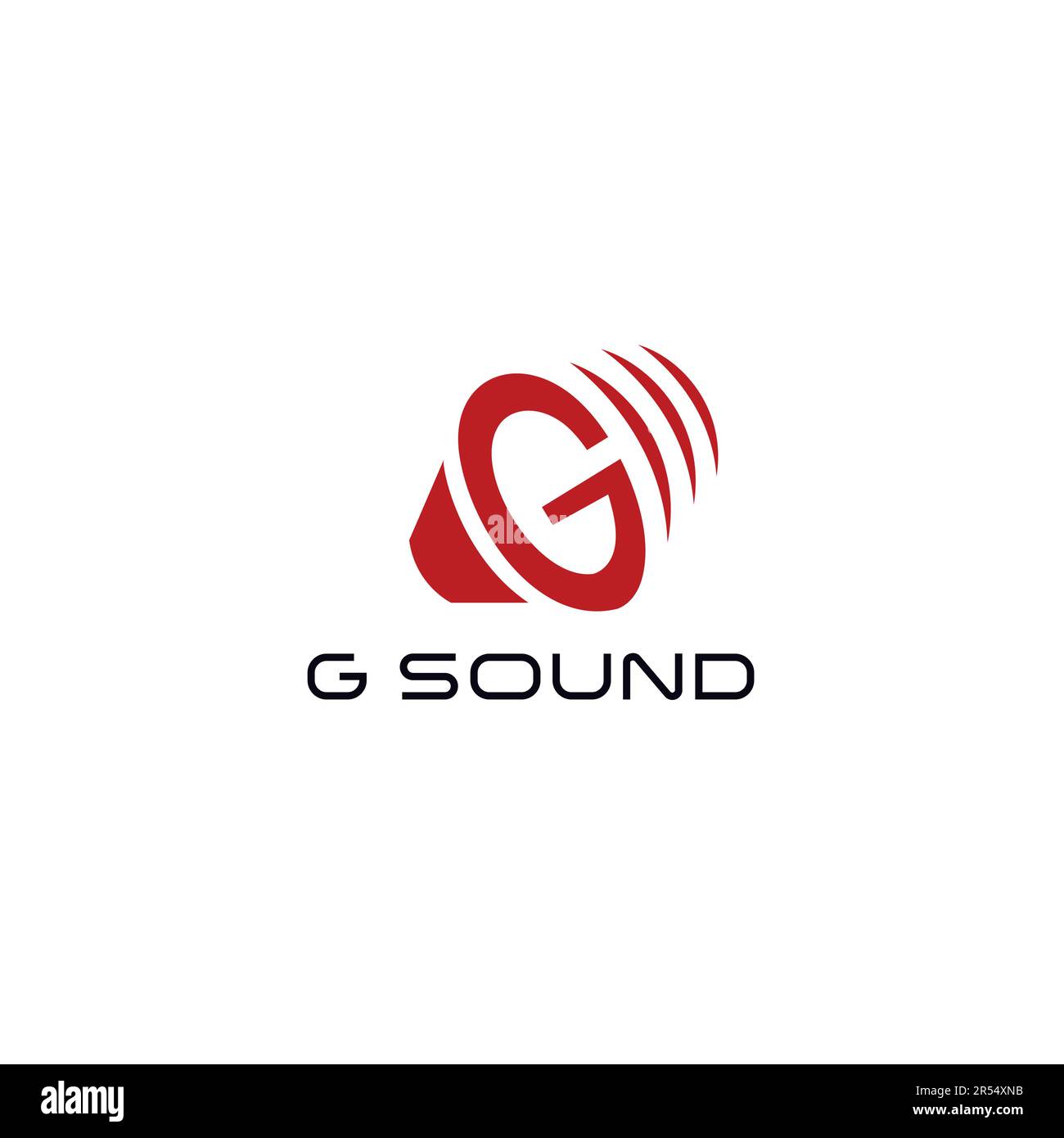 G sound wave logo -Fotos und -Bildmaterial in hoher Auflösung – Alamy