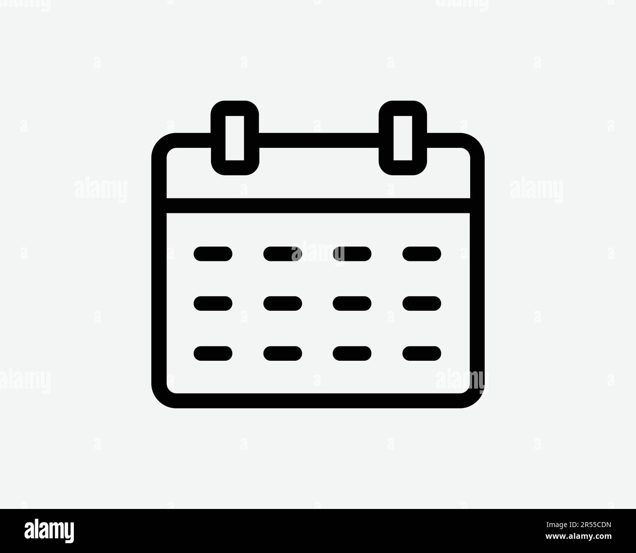 Kalendersymbol. Datum Monat Ereignis Tag Uhrzeit Erinnerung Terminplan ...