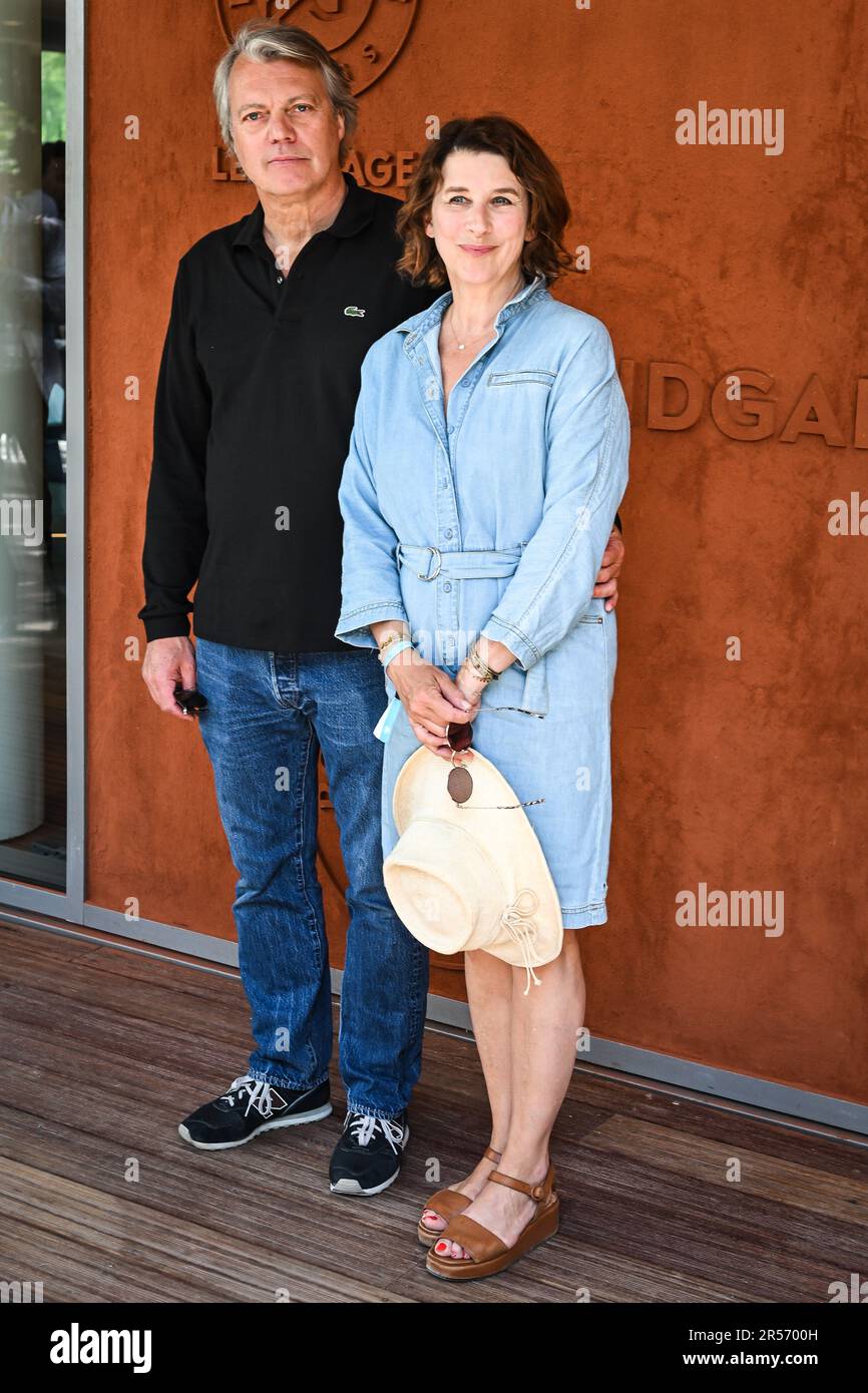 Eric VIELLARD und Isabelle GELINAS am fünften Tag des Tennisturniers ...