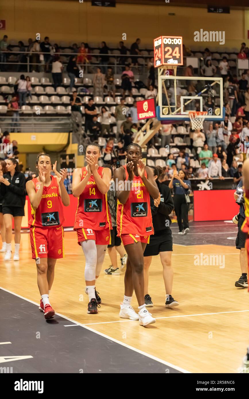 Vigo, Spanien. 26. Mai 2023. Die Spieler der spanischen ...