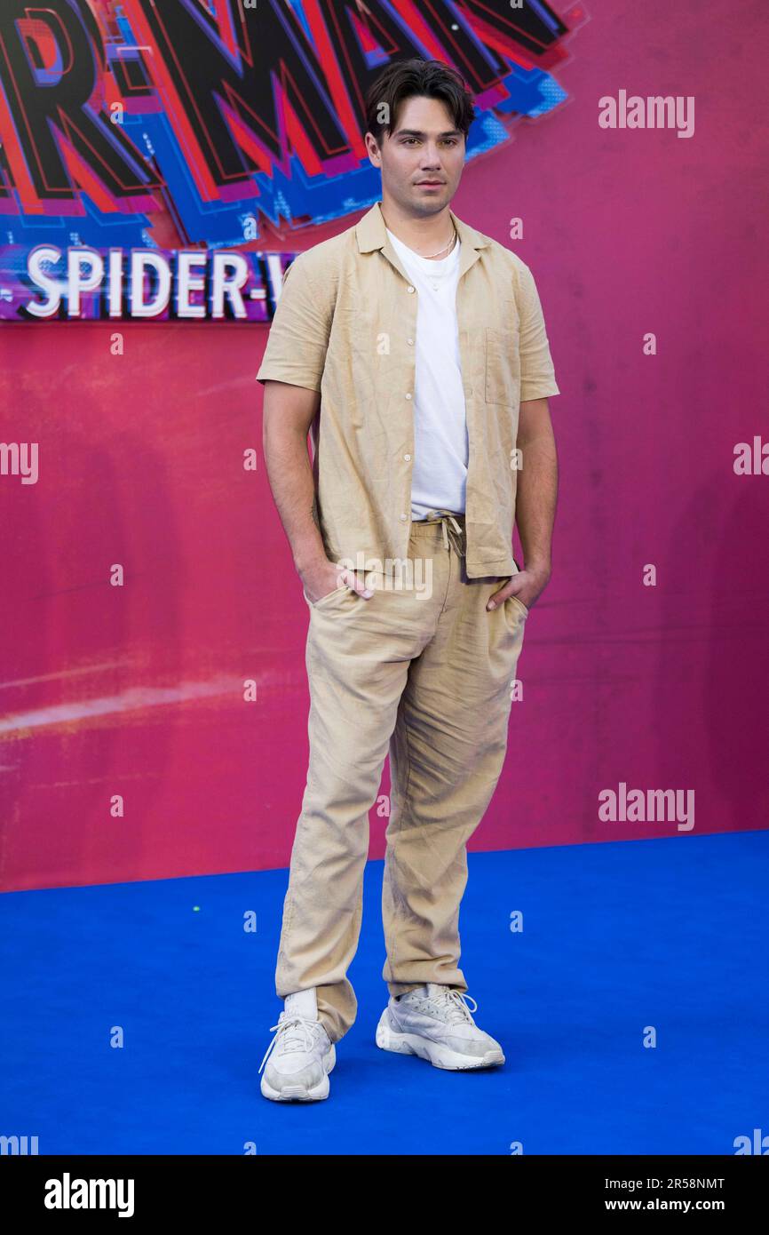 George Shelley poses for photographers upon arrival for the Gala ...