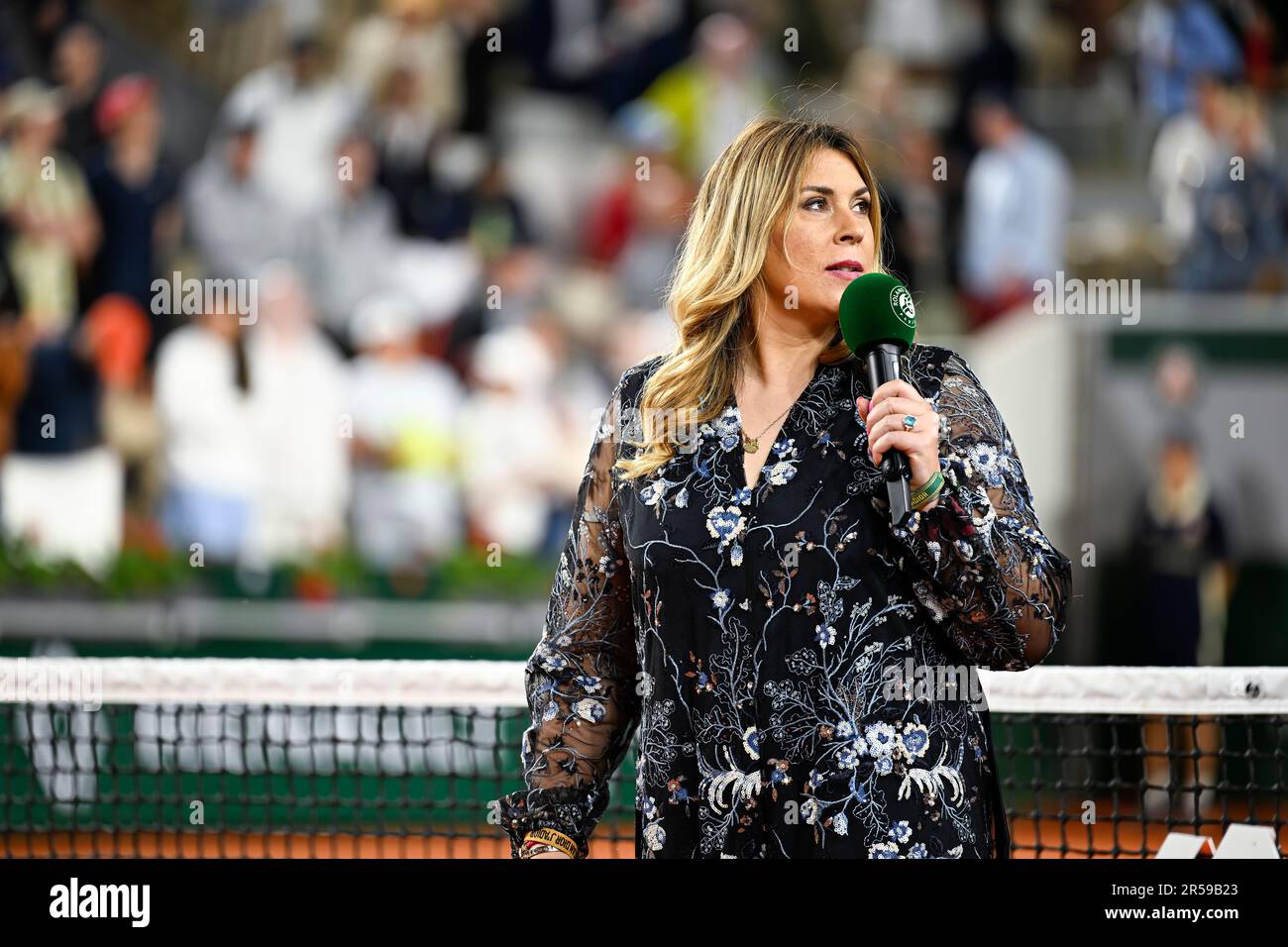 Paris, Frankreich. 01. Juni 2023. Marion Bartoli bei den French Open ...