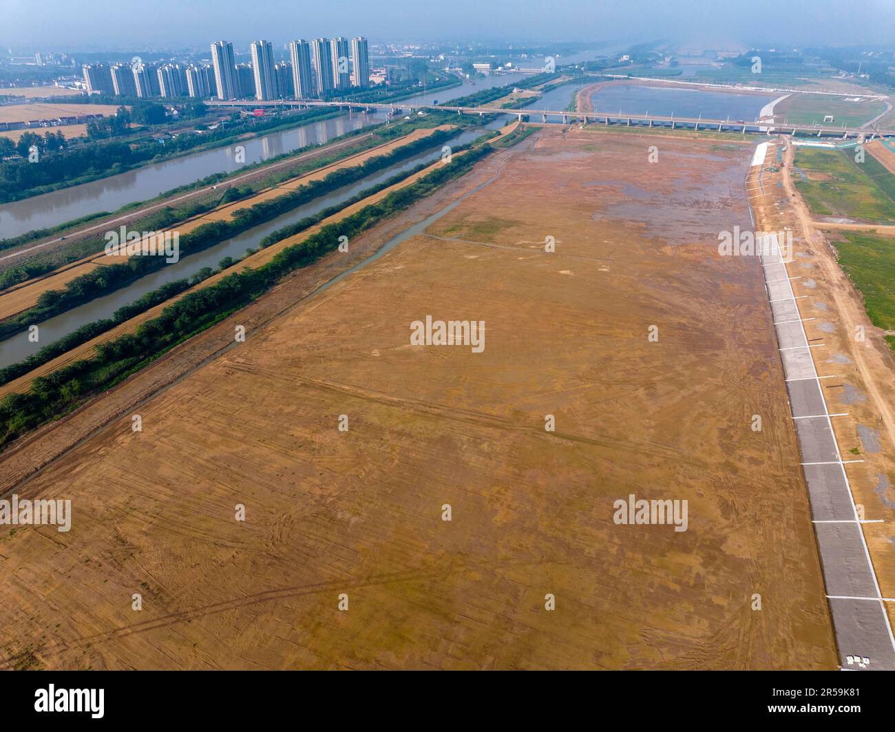 HUAI'AN, CHINA - 2. JUNI 2023 - Annahme der Phase-II-Pilotphase des ...