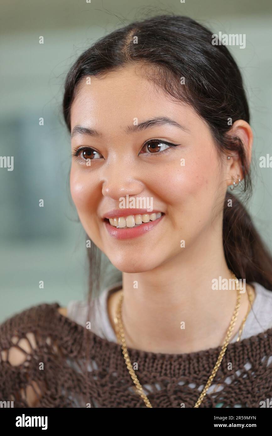 Mika Schneider, known as Mika, poses for a photograph in Minato Ward ...